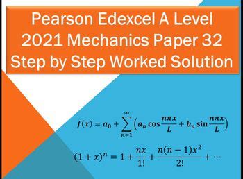 Fully Solved A Level Mechanics Paper By Teacher Judy Getahun