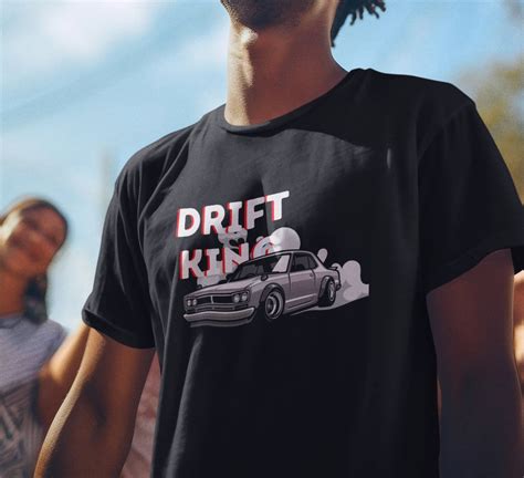 Car T Shirt Design Drift King Tshirt Png Instant Download Cars Png