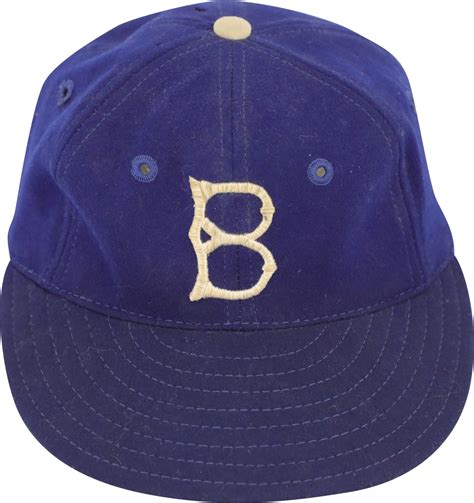 Circa 1950 Pee Wee Reese Brooklyn Dodgers Game Worn Hat Dobbins Loa
