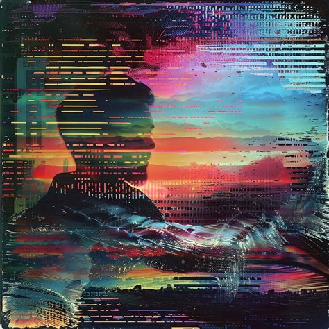 Download Ai Generated Glitch Abstract Royalty Free Stock