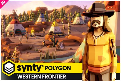 Polygon Western Frontier Low Poly 3d Art By Synty Model
