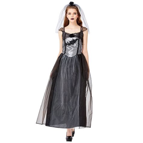 Vpqilh Corpse Bride Costume Women Ghost Bride Costume Women Zombie