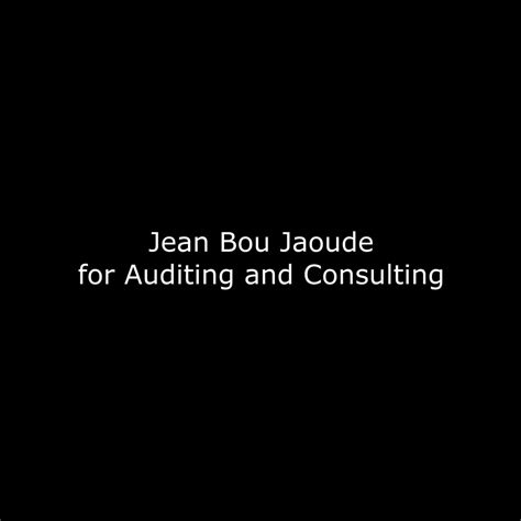 Jean Bou Jaoude On Linkedin Auditing Consulting
