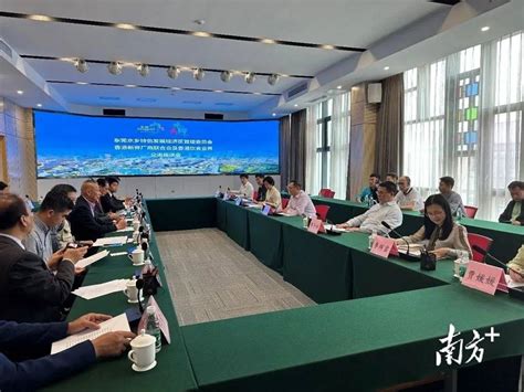 “招”与“引”的双向奔赴，香港考察团到访水乡发展情况陈荣武