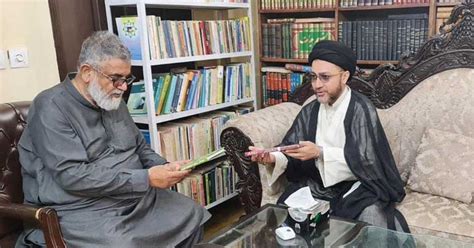 علامہ شہنشاہ حسین نقوی کی علامہ راجہ ناصر عباس جعفری سے ملاقات