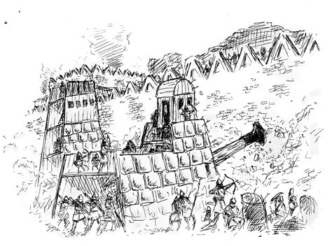 Assyrian Siege Battle By Siwawuth On Deviantart