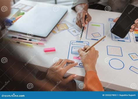 Process Of Creating An Interface For A Mobile App User Interface And
