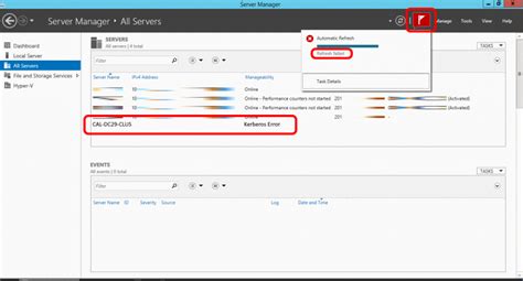 Solved Server Manager 2012 Configuration Refresh Failed With The