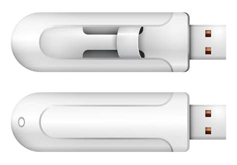 Realistic Metal Usb Flash Drive Usb Memory Card Storage Of Information On Removable Media