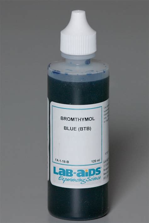 Bromthymol Blue Btb Indicator Solution Drop Control 120 Ml Bulk Refill Lab Aids