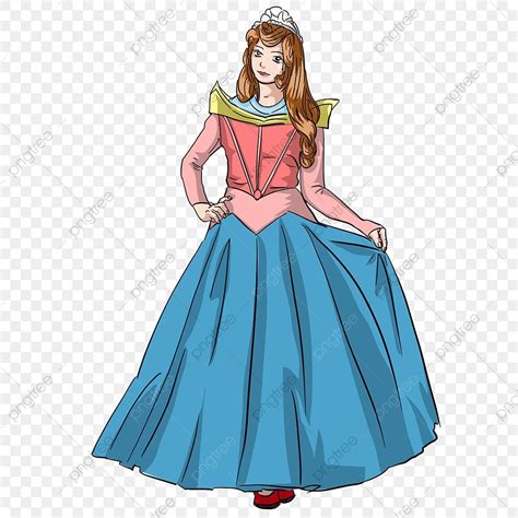 Gambar Puteri Ratu Dengan Kartun Karun Mahkota Kariton Keindahan Puteri Lapisan Vektor Puteri