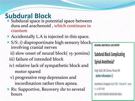Subarachnoid Block Dr Amit 1 Pptx