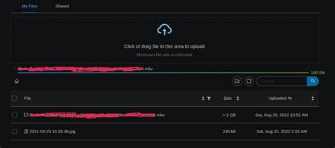 Uploading Of Big Files Hangs At 100 · Issue 411 · Mgilangjanuar