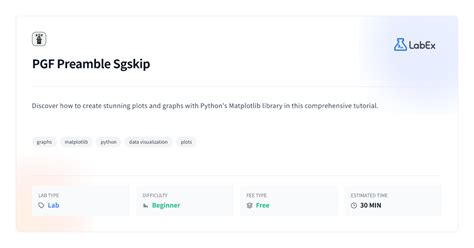 데이터 시각화를 위한 Python Matplotlib 배우기 튜토리얼 Labex