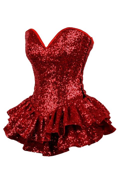 Daisy Corsets Deluxe Sequin Micro Mini Corset Dress
