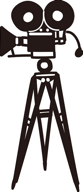 Illustration De Silhouette Rétro De Projecteur Vecteurs Libres De