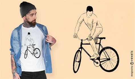 Descarga Vector De Diseño De Camiseta De Ciclista Vintage