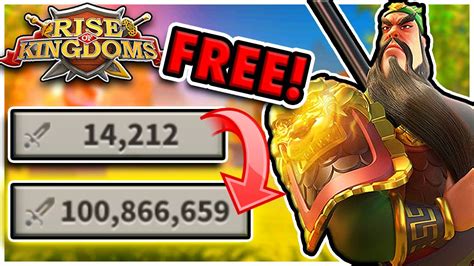 How I Got 100M POWER As F2P In Rise Of Kingdoms Rise Of Kingdoms F2P