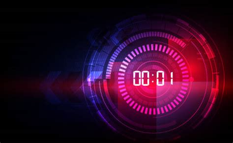 Digital Timer Background Illustrations Royalty Free Vector Graphics