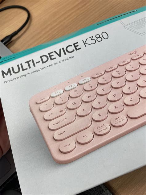 Logitech K380 Wireless Bluetooth Keyboard Rose Computers And Tech Parts And Accessories Computer