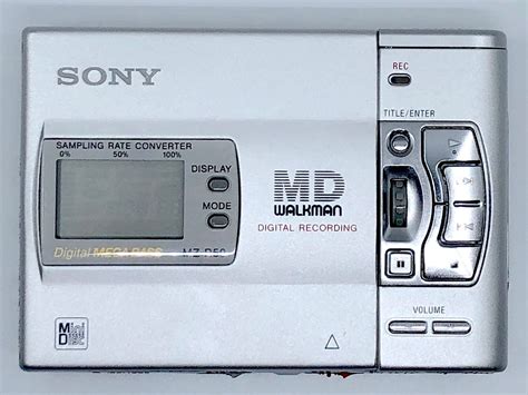 Sony Walkman Mz R50 Silver Minidisc Recorder