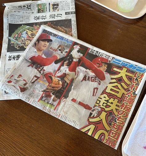 일본 스포츠신문 1면 Mlbpark
