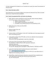 Module 9 Lab Docx Module 9 Lab This Lab Is Designed For The Babe To Use A Standard Tool