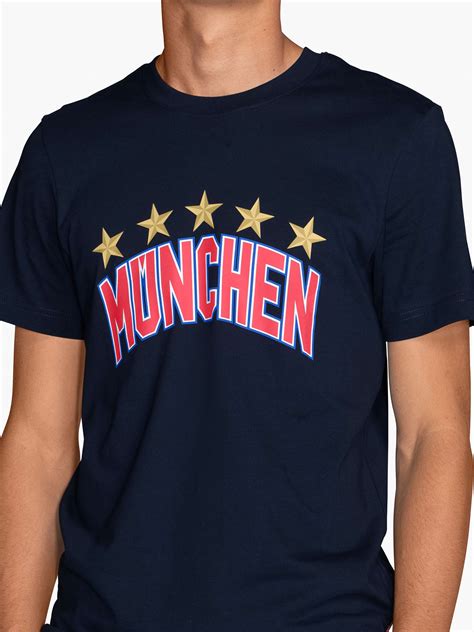 Men Munich T Shirt Navy Official Fc Bayern Munich Store