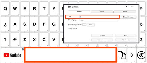 Asterics Grid Communicator 11 Actions Creating An Alphanumeric