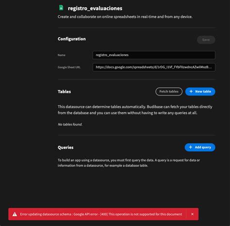 Read Spreedsheet From Budibase · Budibase Budibase · Discussion 8409 · Github