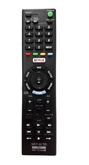 Controle Remoto Para Tv Sony Netflix RMT TX102B TODA LINHA SONY BRAVIA