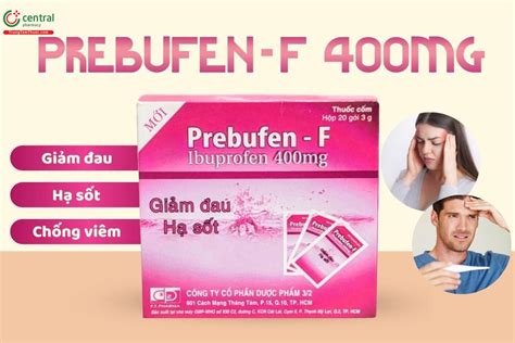Thuốc Prebufen F 400mg Hạ Sốt ở Trẻ Em Chống đau Viêm Nhẹ Và Vừa