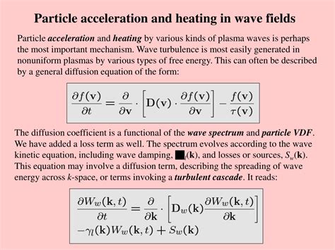 Ppt Wave Particle Interactions Powerpoint Presentation Free Download