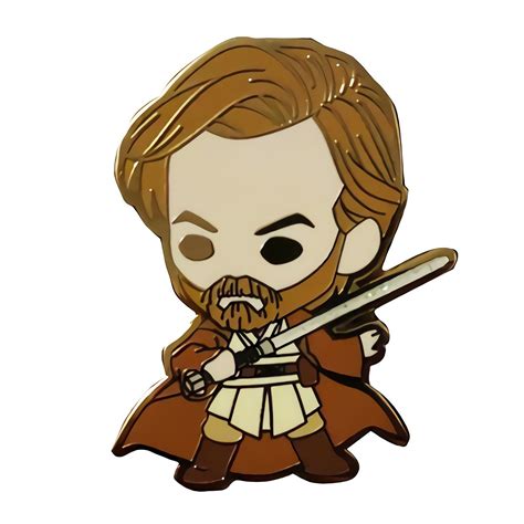 Obi Wan Kenobi Jedi Master Enamel Pin Distinct Pins
