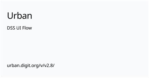 Dss Ui Flow V2 8 Urban