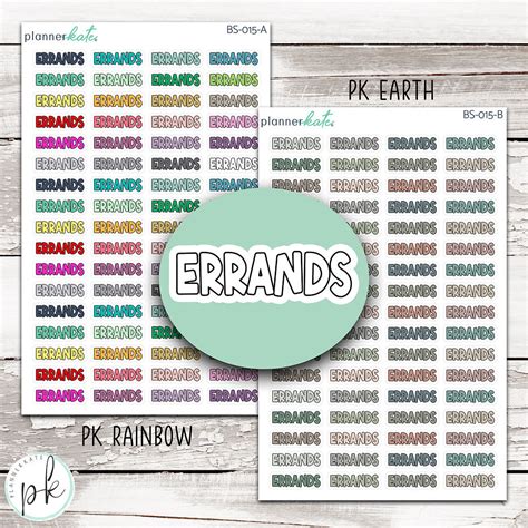 Bold Scripts Plannerkate