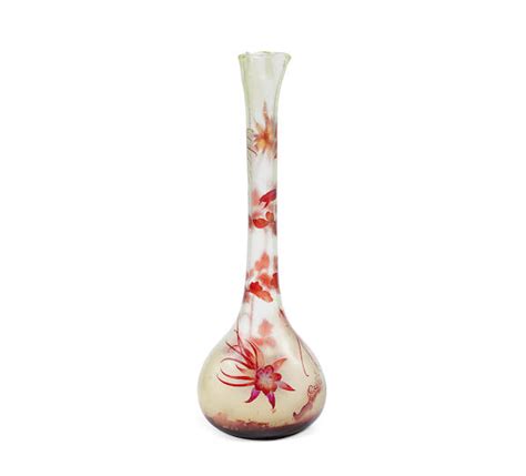 Bonhams A Large Cameo Glass Vase By Emile Gallé Signed Gallé Circa
