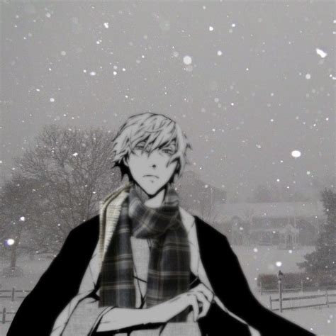 Зимние аватарки Бешеные псы Кладбищенские статуи Аниме