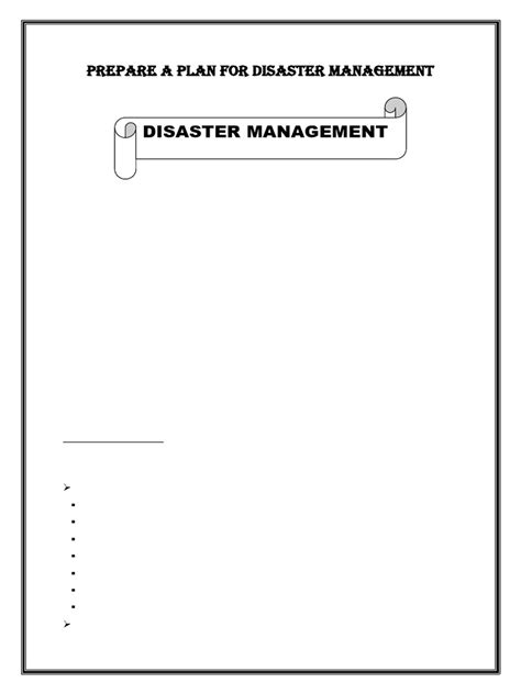 19disaster Management Pdf