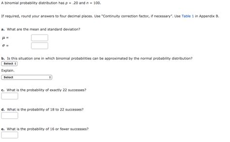 Solved A Binomial Probability Distribution Has P And N Chegg
