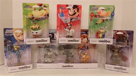 Amiibo Super Smash Bros Wave 6 Unboxing Review YouTube