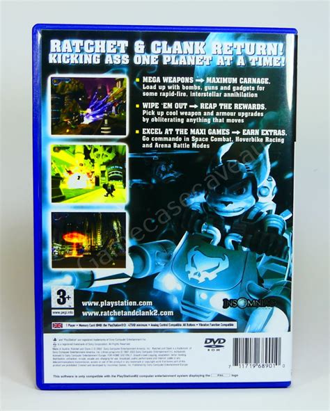 Ratchet And Clank Locked And Loaded Ps2 Replacement Case Gamecasecaveau