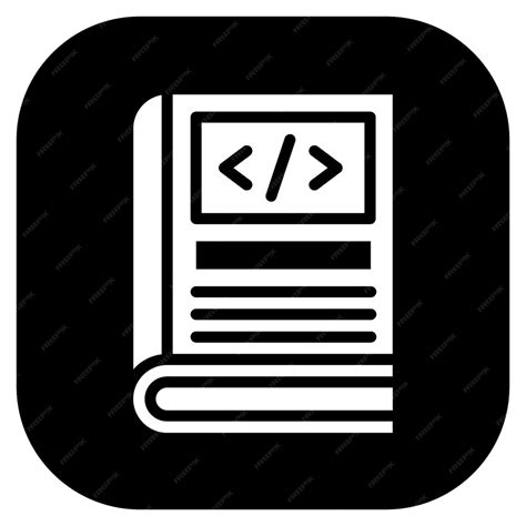 Premium Vector Coding Book Vector Illustration