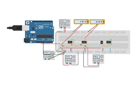 Circuit Design Temperatura Opamp Tinkercad