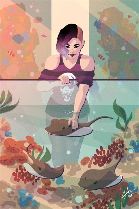 Fan Art Of Marvel Character Andi Benton Mania At The Aquarium By Caaronart R