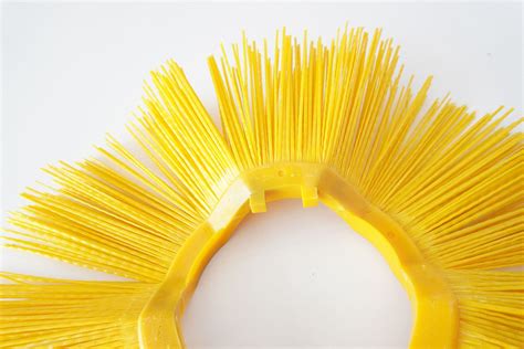 500g Road Sweeper Brush Sgs Plastic Ring Wafer Brushes For Sweepers