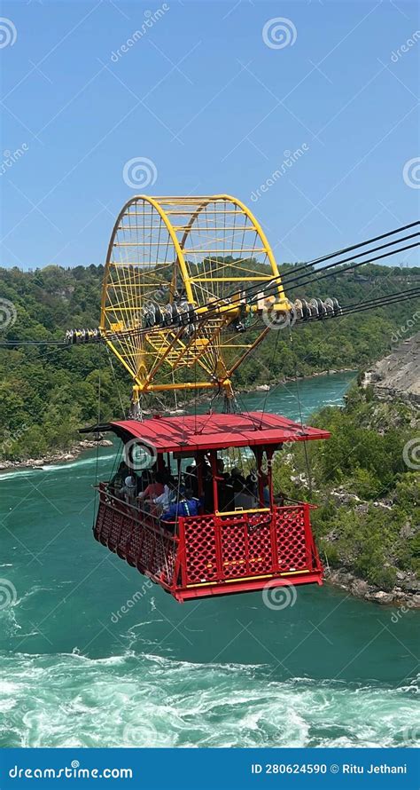 Whirlpool Aero Car At Niagara Falls In Ontario Canada Editorial Image