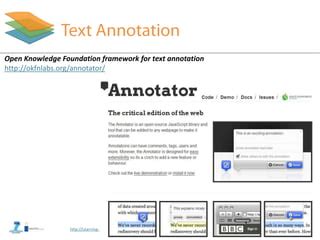 Annotation Framework Ppt