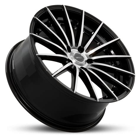 GT FORM ANVIL GLOSS BLACK MACHINED FACE X X WHEEL CNC Wheels