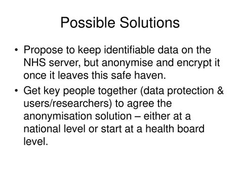 Anonymisation And Data Linkage Ppt Download